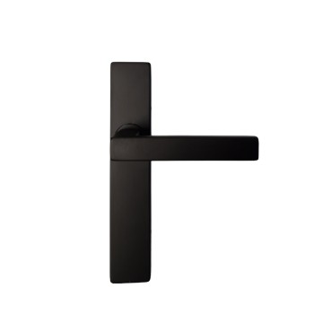 Poignées sur Plaques Carrées Noires "PATRICIA" KLOSE besser